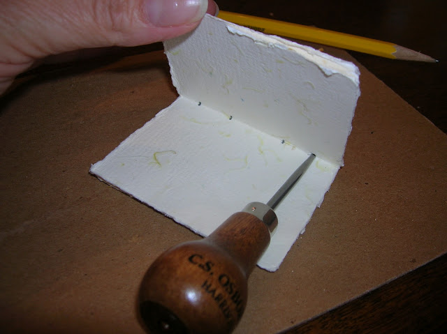 My Creative Mommy: Handbound Leather Wrapped Journal With Summer Gold ...