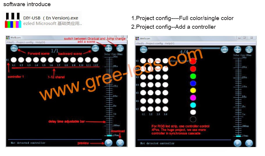 Greeled Electronic Ltd: DIY effects led controller (To Make full color ...