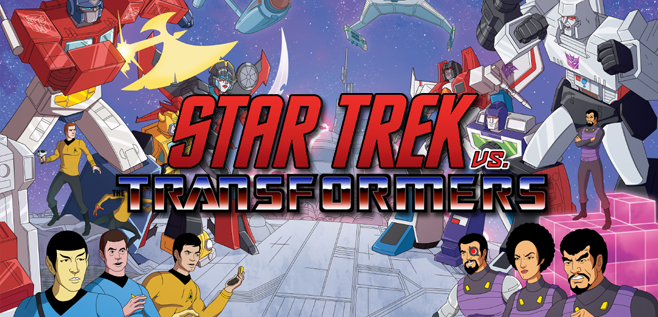 A Enterprise se tornar um Transformer em "Star Trek vs. Transformers ...