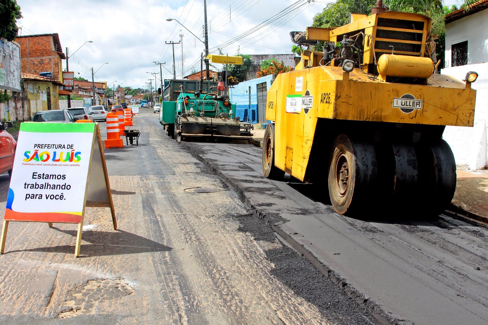 Genivaldo Abreu Prefeitura Inicia Recapeamento Da Avenida São