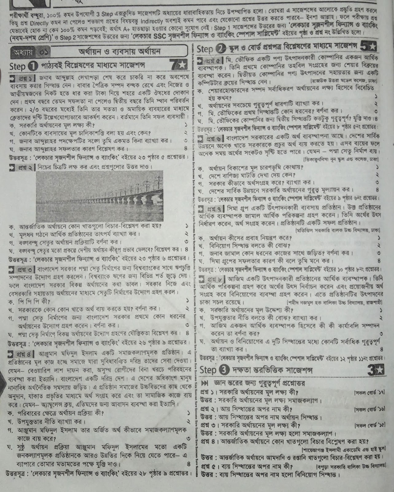 SSC Finance And Banking Suggestion 2024 with Question Paper