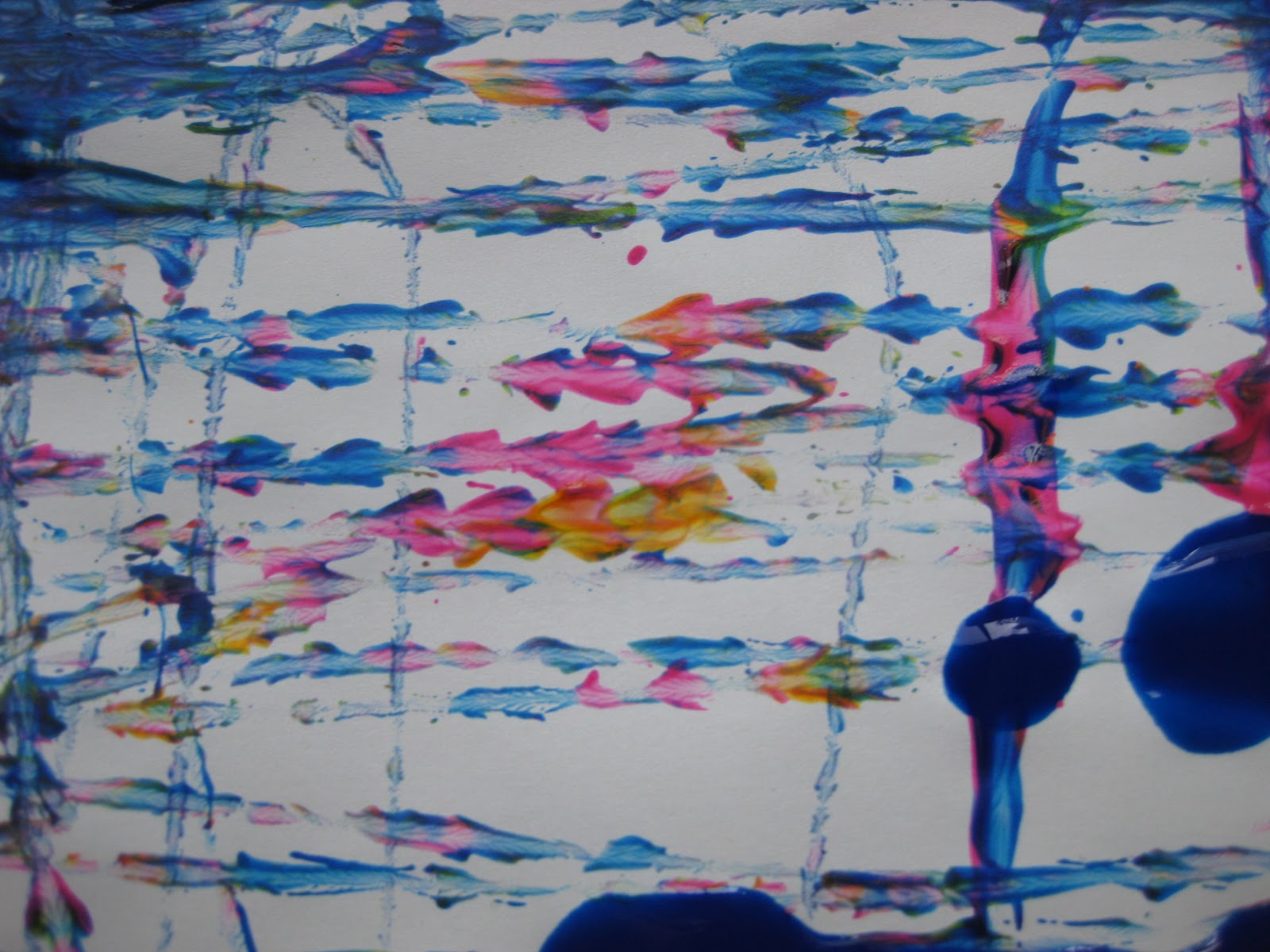 thirtynine: Playgroup art and craft: Marble painting