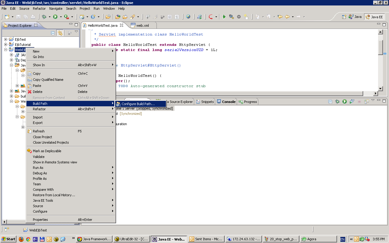 Java Frameworks & APIs: EJB - Configuración Eclipse + JBoss + EJB3