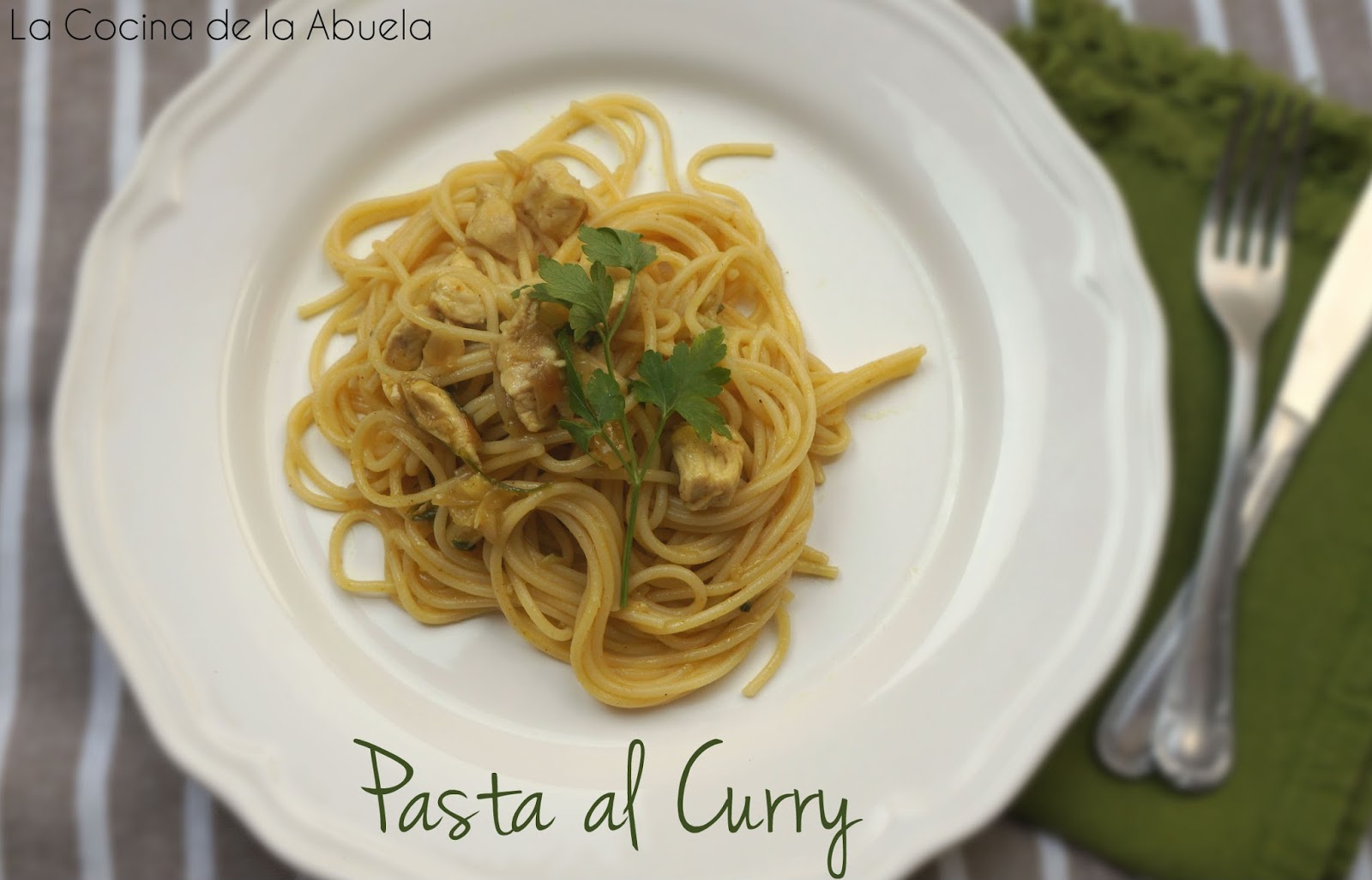 Pasta al Curry