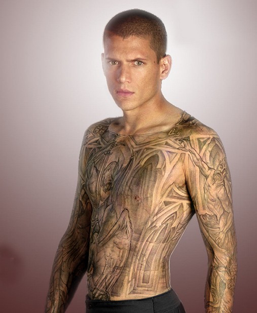 Tattoo puzzle-On Body Michael Scofield Prison Break - Info All News