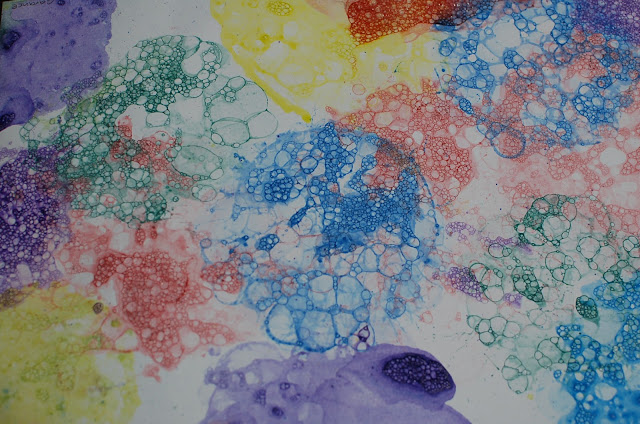 Sunnyside Art House: Bubble Painting