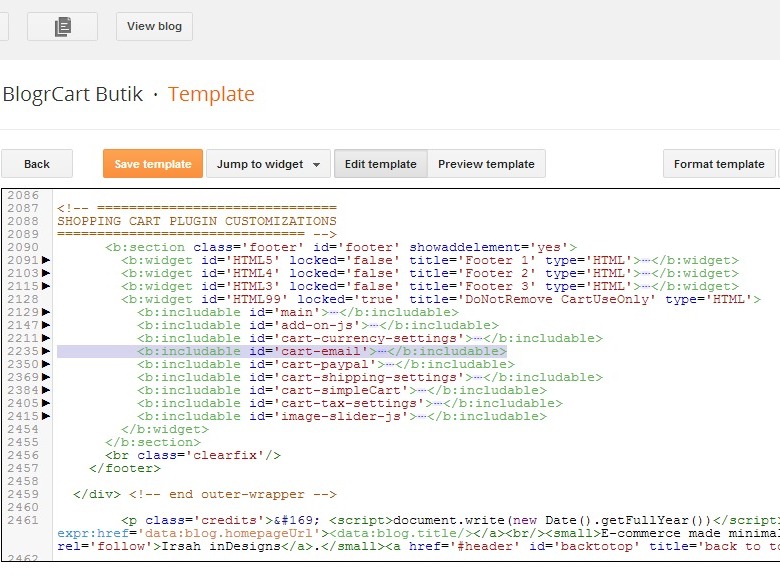 BlogrCart Butik v1.0 Freemium Blogger Shopping Cart Template ...