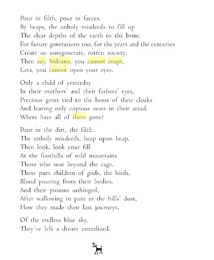 Volcano, You cannot erupt