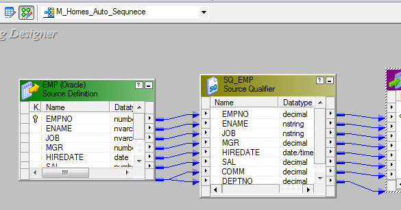Auto generate sequence numbers in Target tables using Oracle sequence - Data Warehousing