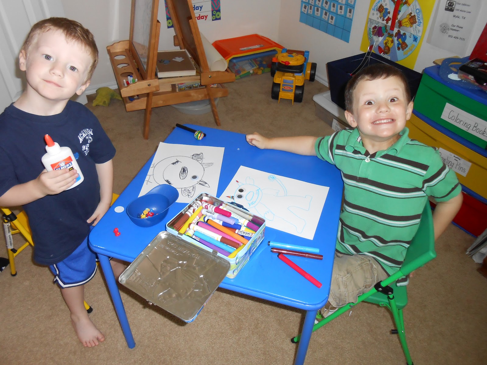 Teaching My Blessings: Tickle Monster Fun!