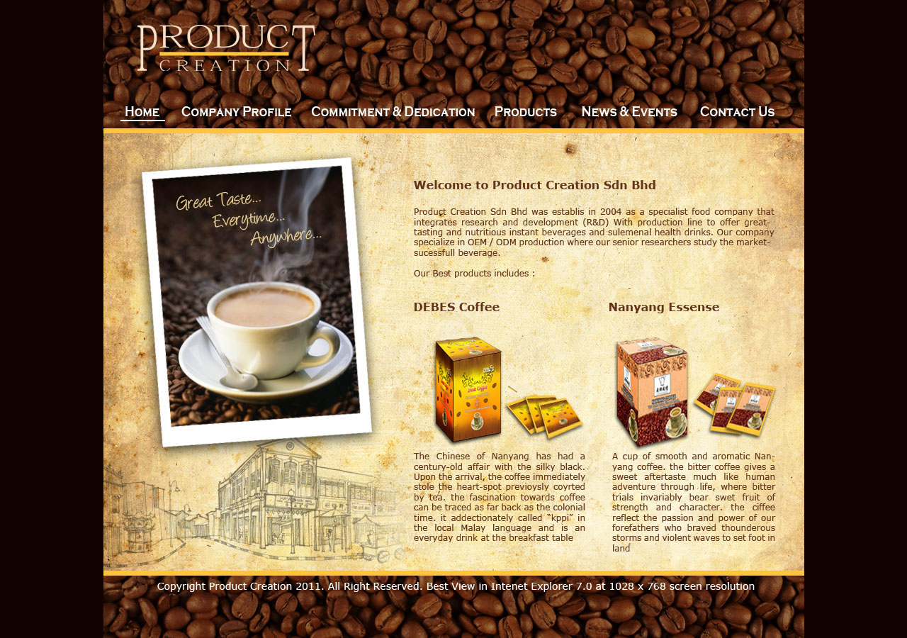 Coffee Web Design | Design Style