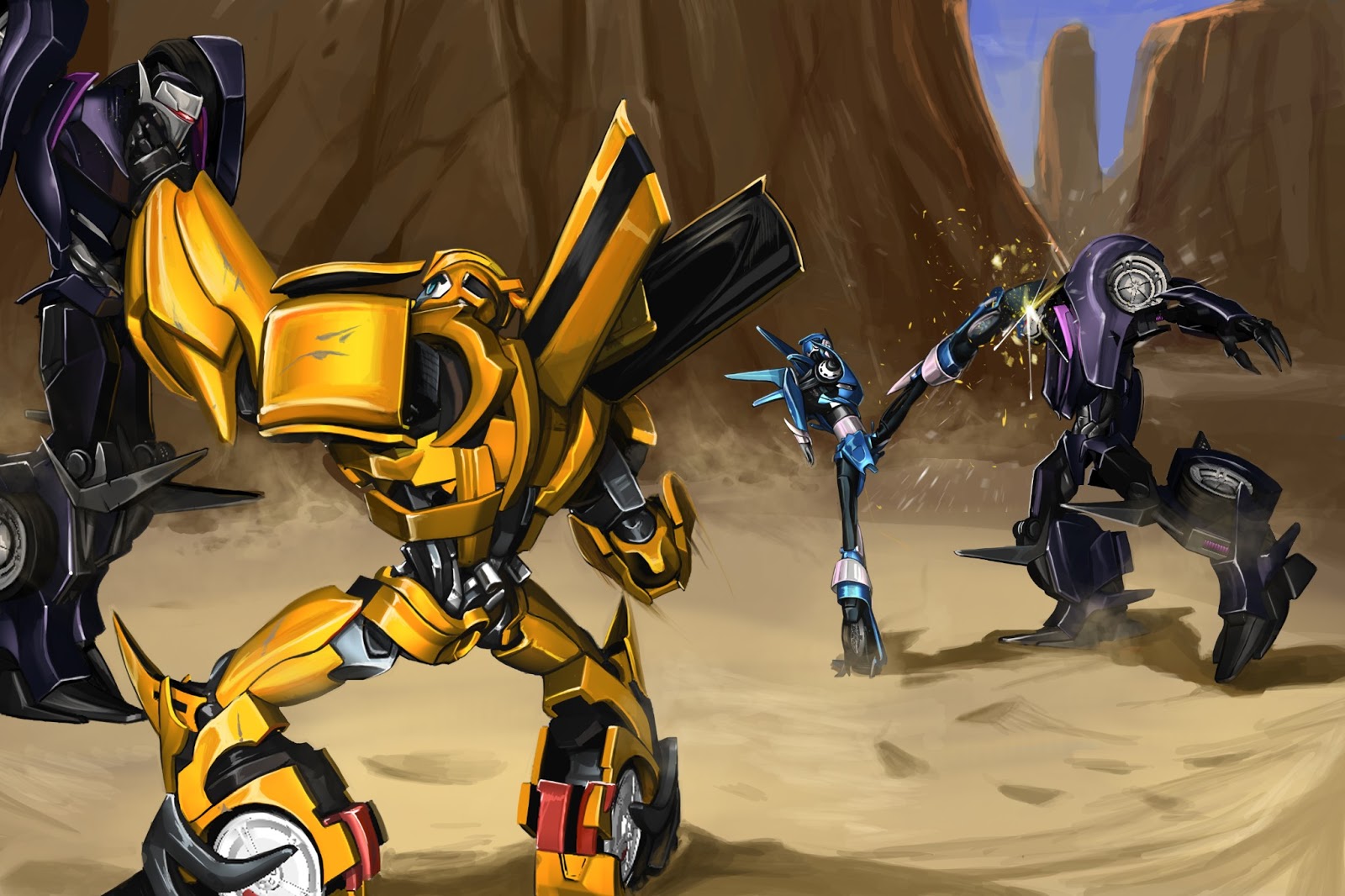 MATT GRETTON ART: Game - Transformers Prime: Terrorcon Defense