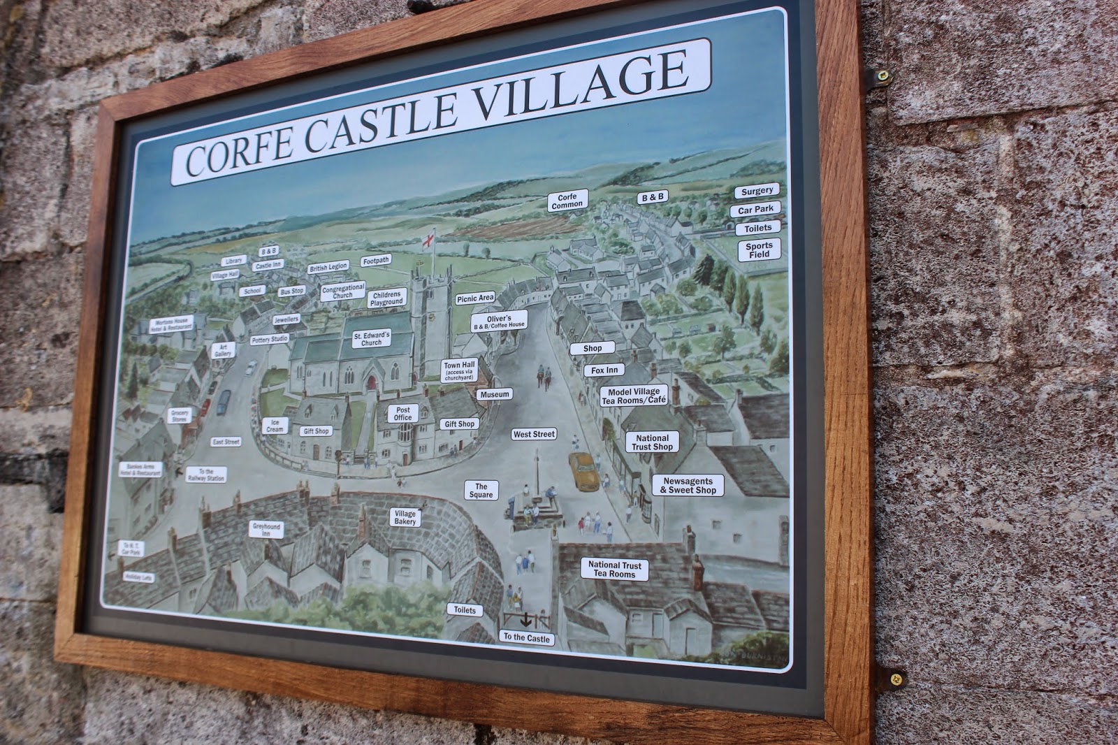 Exploring Dorset: Corfe Castle - Georgie xoxo | Enchanted Living