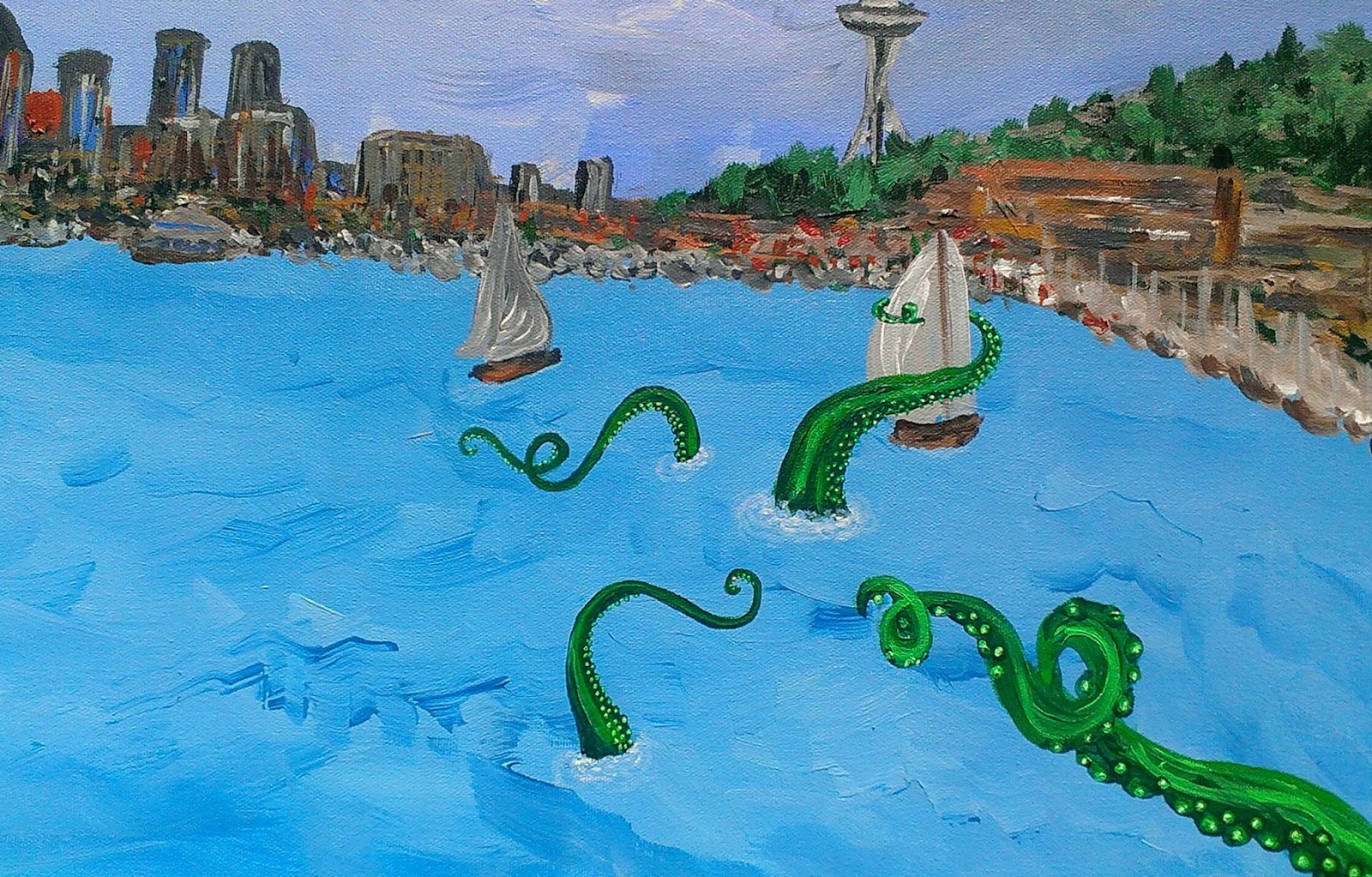 Purple, Green and Blue: Seattle Under Attack! The Monster of South Lake ...