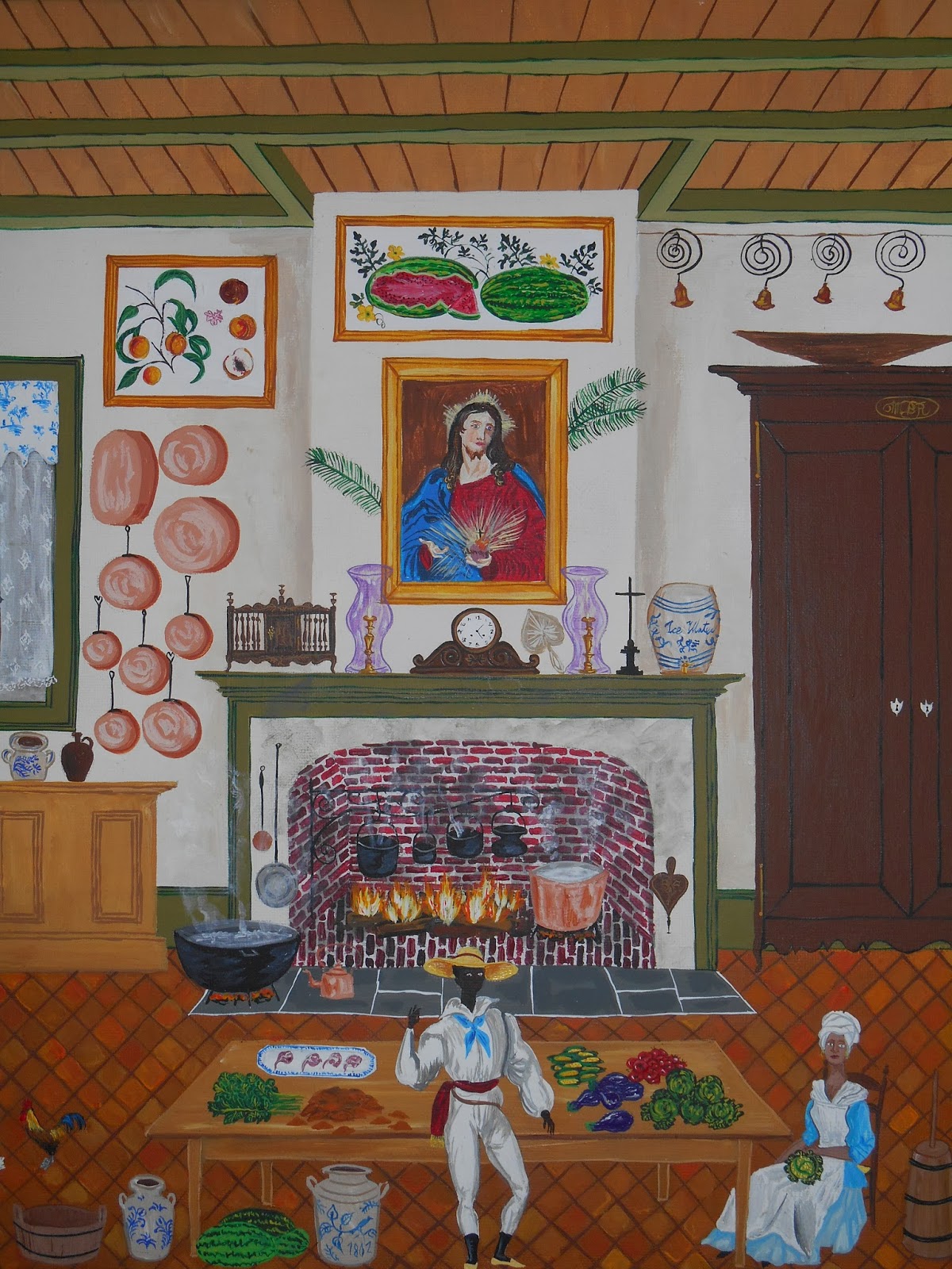 Southern Folk Artist & Antiques Dealer/Collector: Creole Kitchen, A ...
