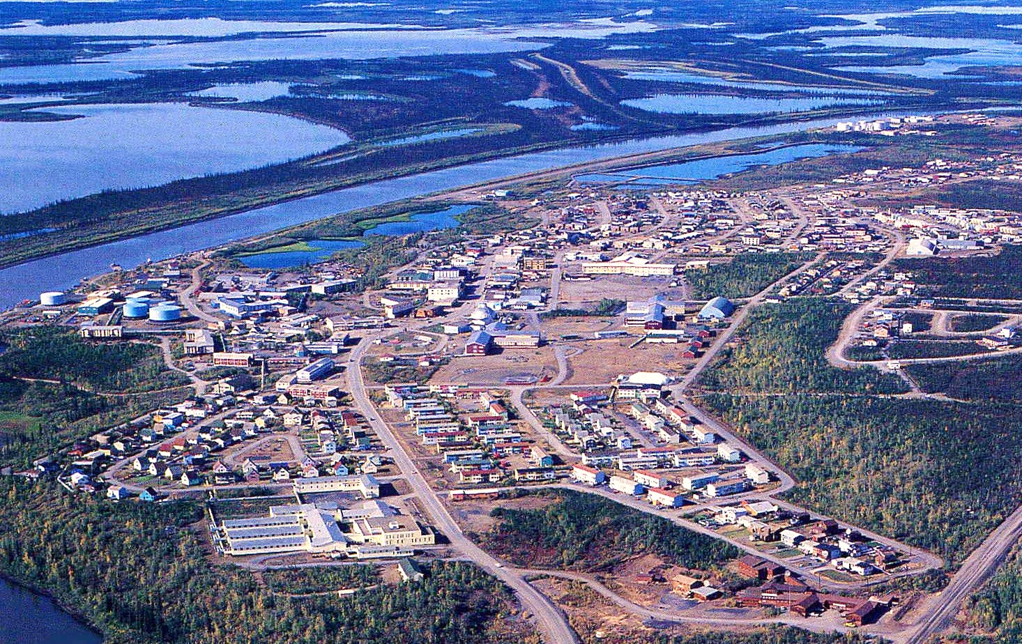 Ultima Thule: Inuvik on the Mackenzie delta, Northwest Territories (NWT ...