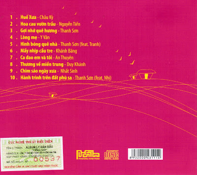 [Vietnamese Monochord] Dương Huyền Ly - Đàn Bầu - Tiếng Gió (2012) [FLAC]