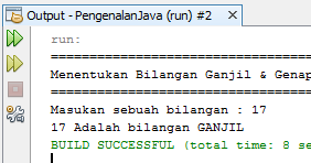 Program Java menggunakan switch untuk menentukan bilangan ganjil dan genap | Download Source ...