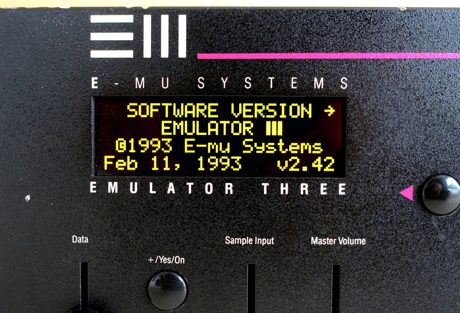 MATRIXSYNTH: E-mu Emulator III Rack SN 1180181