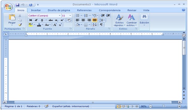 Elaboración de Documentos Digitales Avanzados: Interfaz de Word