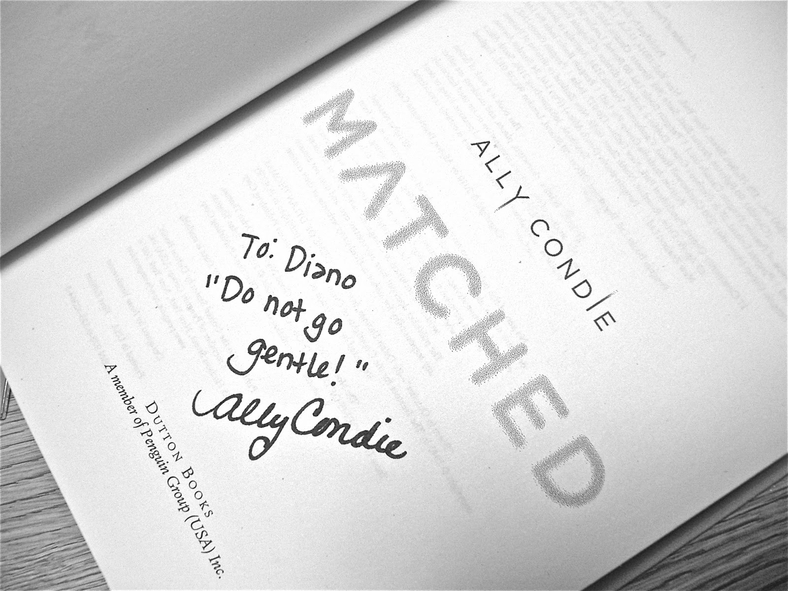 Book Adventures: Ally Condie Book Signing