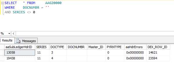 Dynamics Gp Essentials Error While Entering Or Posting General Ledger Journals Subquery Error