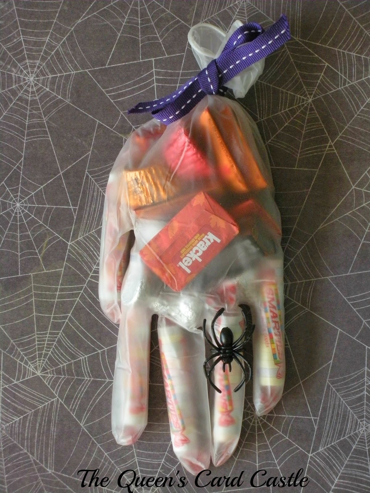 The Queen's Card Castle: Halloween Hand Treats