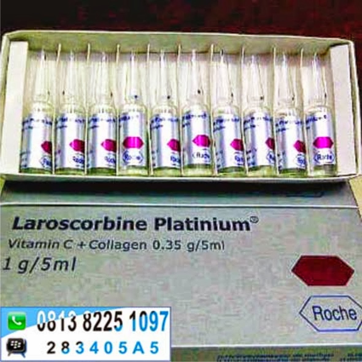 Laroscorbine Platinum Panjang | Vit.C dan Collagen