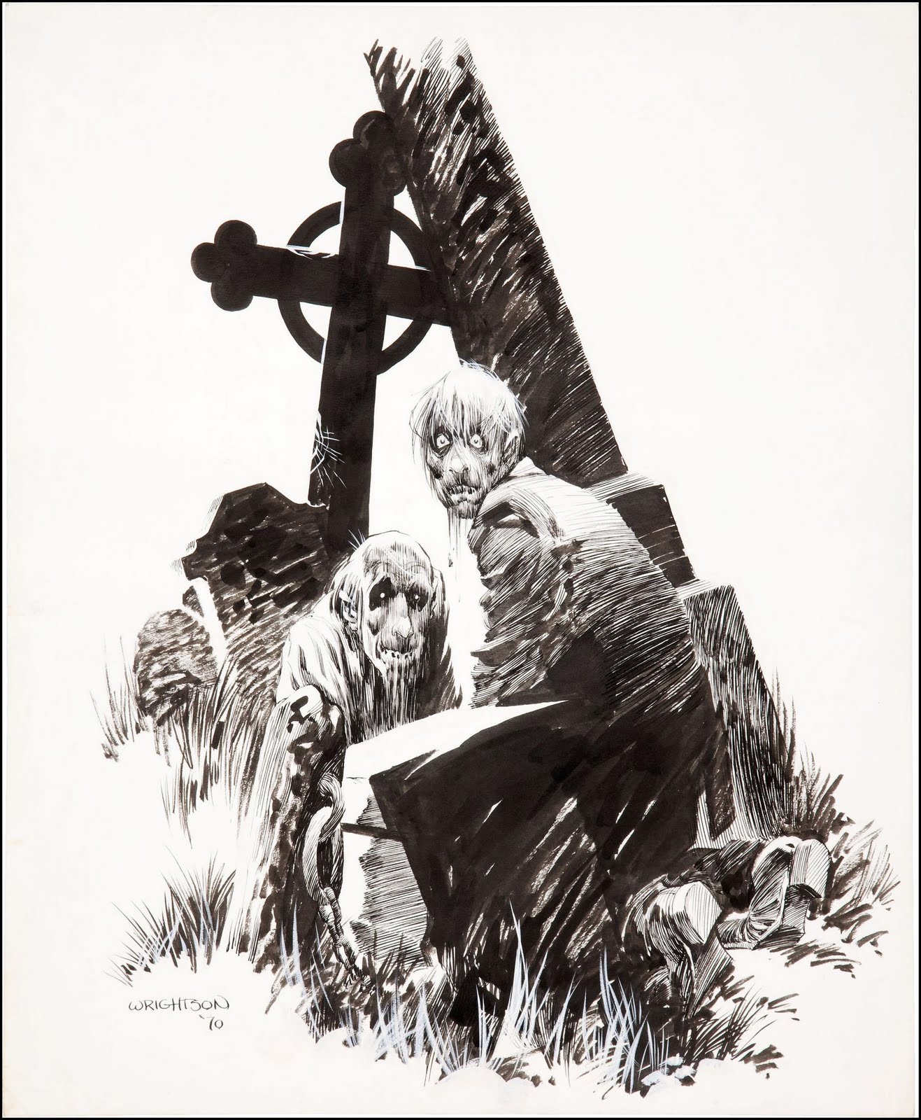 Cap'n's Comics: Walking Dead by Berni Wrightson