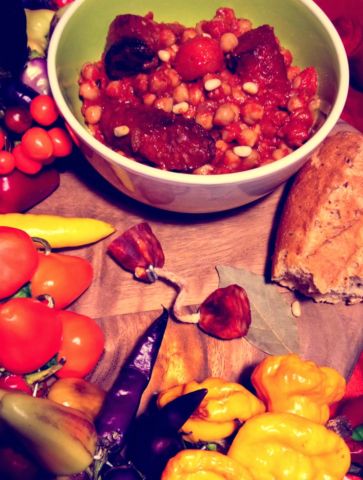Domestic Sluttery: Sluttishly Savoury: Chorizo & Chickpea Stew