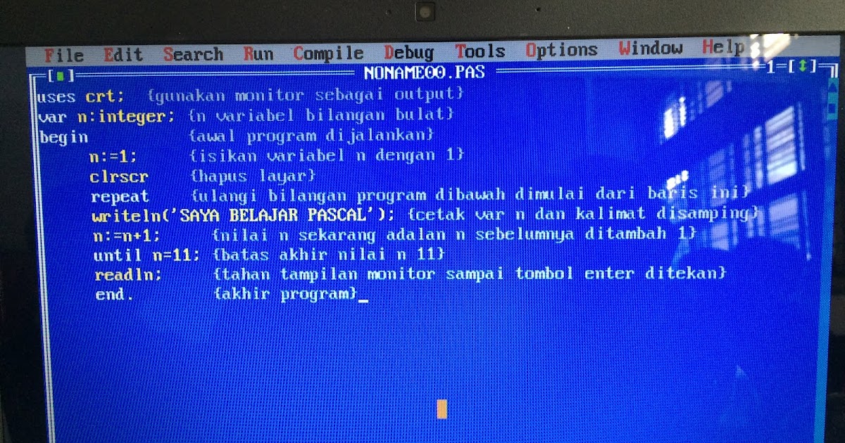 PROJECT DASAR PEMROGRAMAN MENGGUNAKAN (PASCAL)