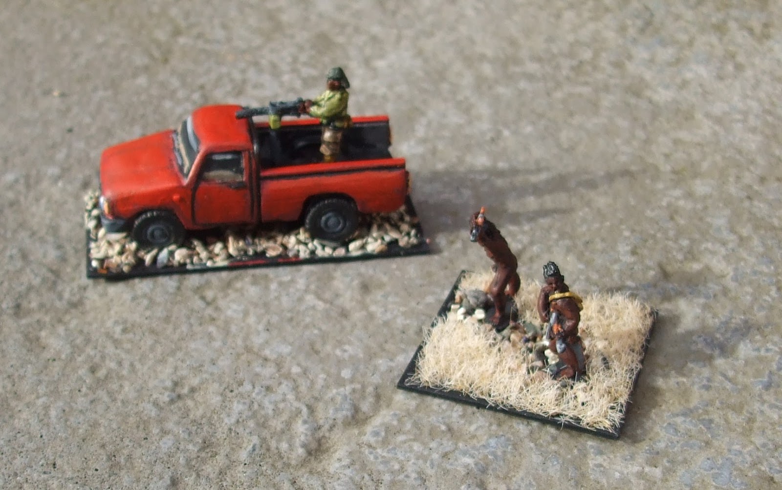 Solo Wargaming in the UK: AK47 Peter Pig Mercenaries and Militia