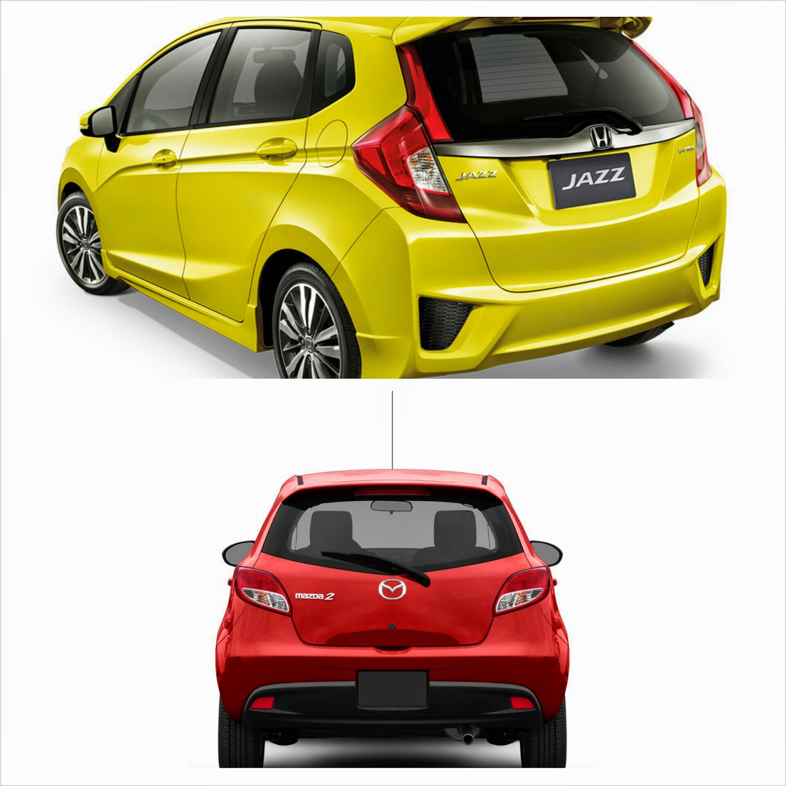 Car News Update: เปรียบเทียบมวยคู่เดือด ตอนที่ 17 : Honda Jazz 2014 VS ...