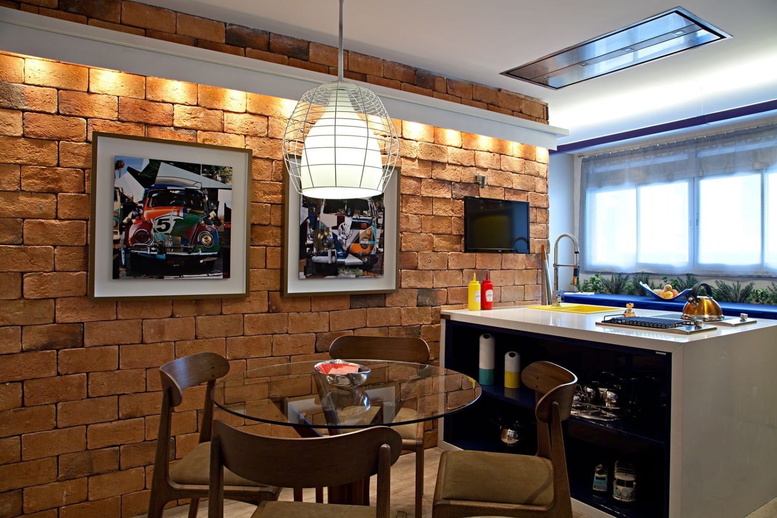 Parede com tijolos aparentes - Dica da Arquiteta