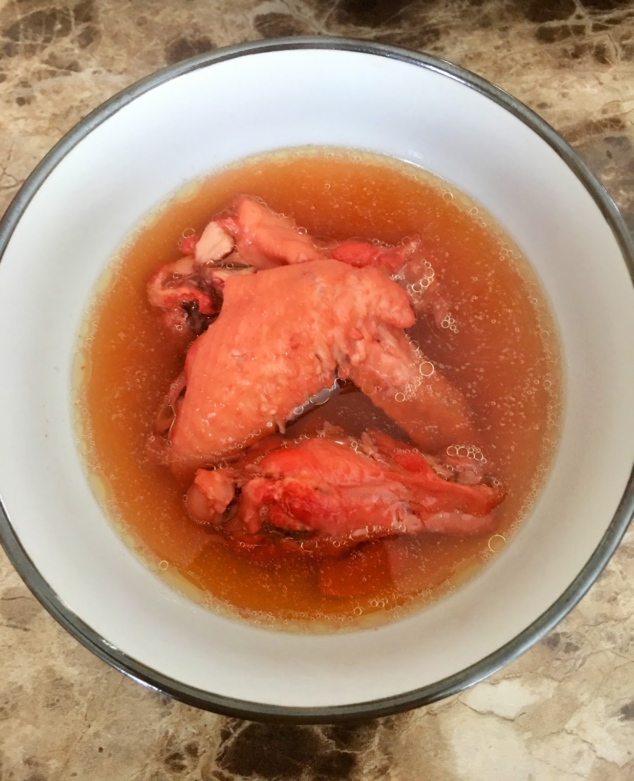 Chicken with Red Yeast Rice Soup recipe