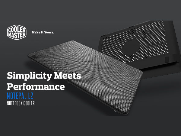 Cooler Master's No-Frills and Lightweight Notepal L2 Notebook Cooler ...