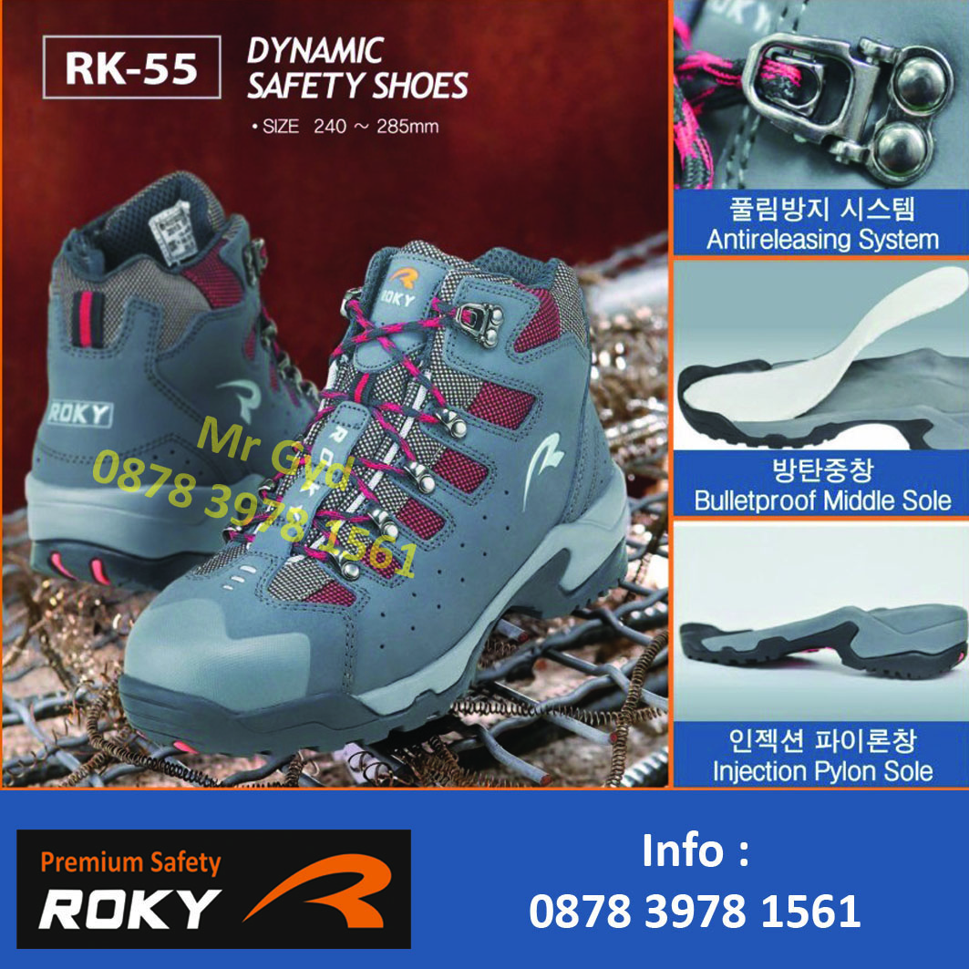 Jual Safety Shoes Murah: Aneka Macam Type Roky Safety