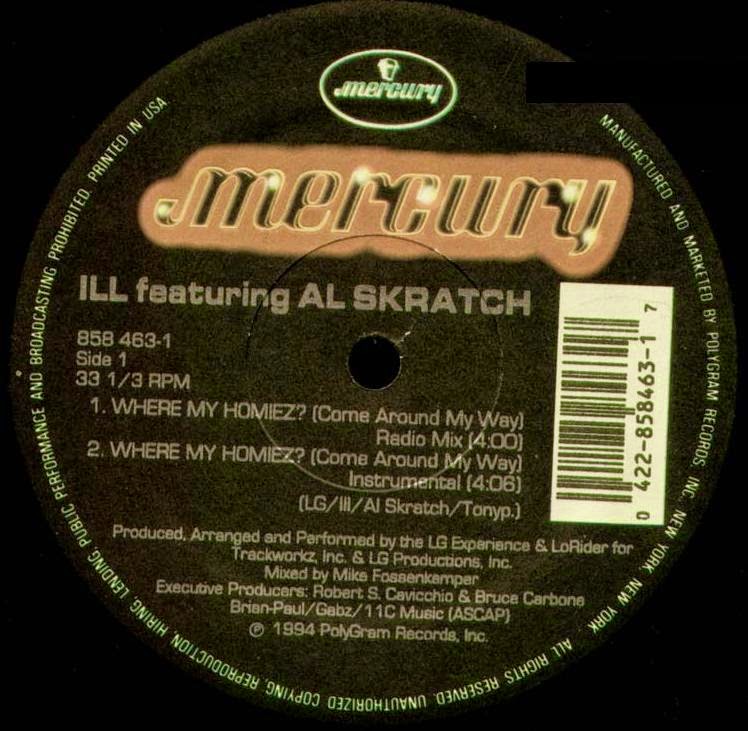 HipHop-TheGoldenEra: Sure Shot Singles : Ill Al Skratch - Where My ...