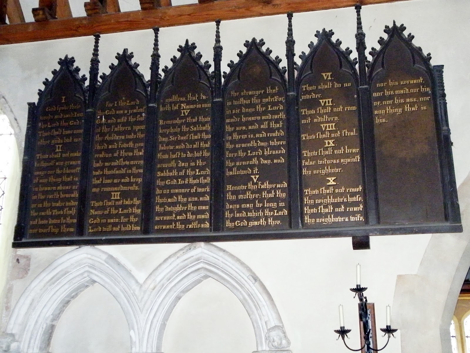 Looking at Sussex Churches: Commandment Boards