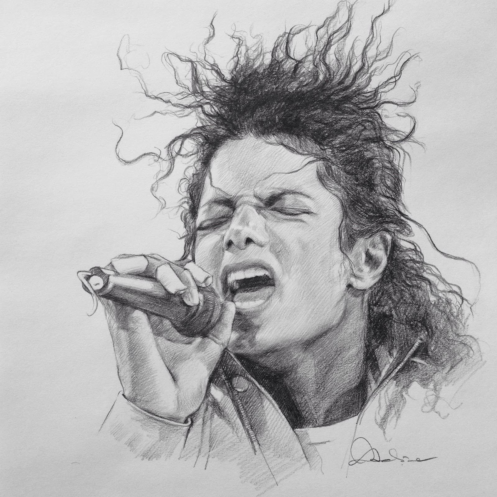 COOLRISTA: My drawing of Michael Jackson/ Мой рисунок Майкла Джексона ...