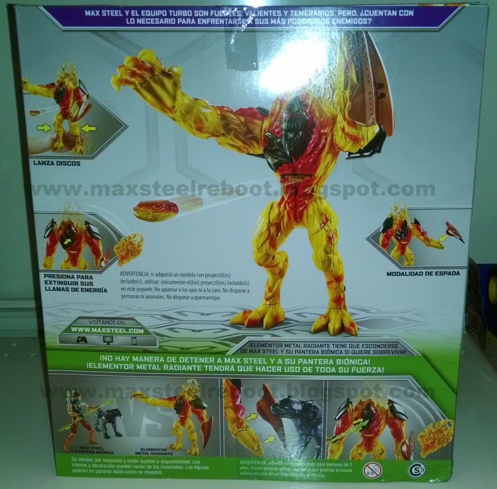 Max Steel Reboot: Elementor Metal Radiante a detalle