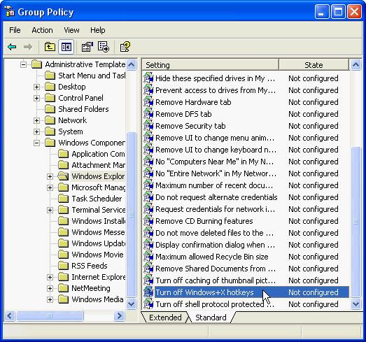 Disable or Enable the Windows Key ~ COMPUTERSEASY