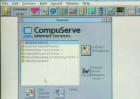 Así era Internet en 1995. - Negocios1000