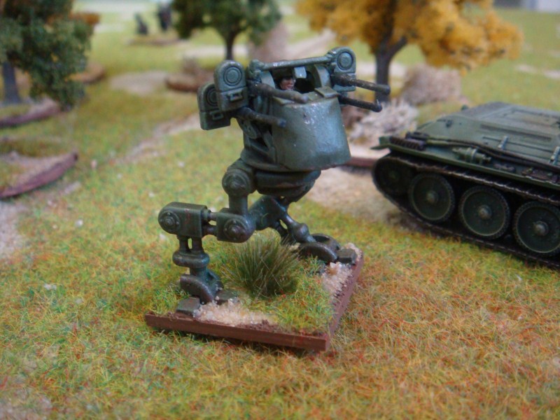 plastic general: wierd ww2 walker painted