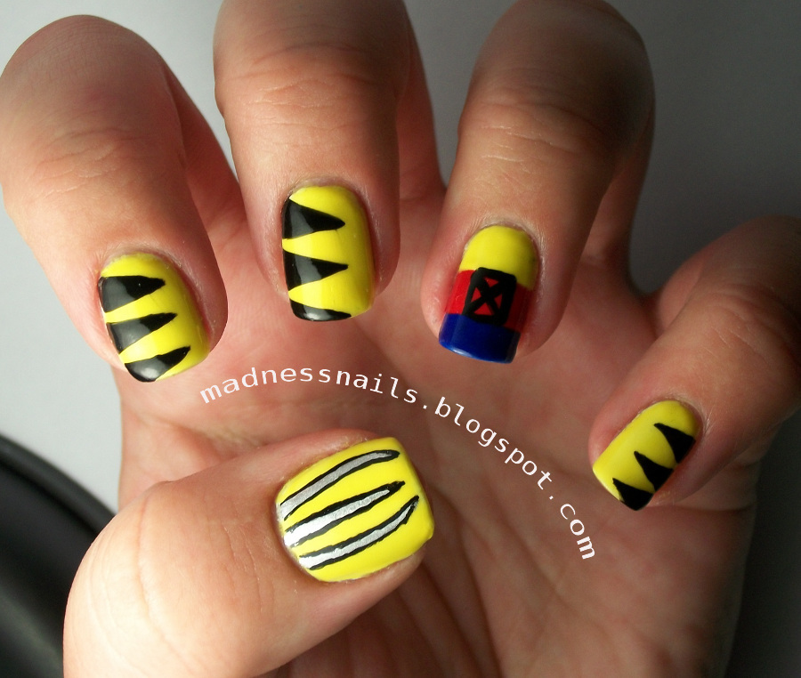 Madness Nails: Wolverine Inspired Mani, bub!
