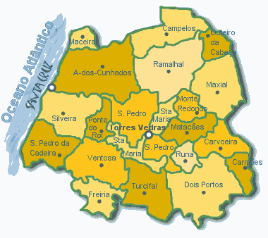 Roteiro Turístico de Torres Vedras: Mapas