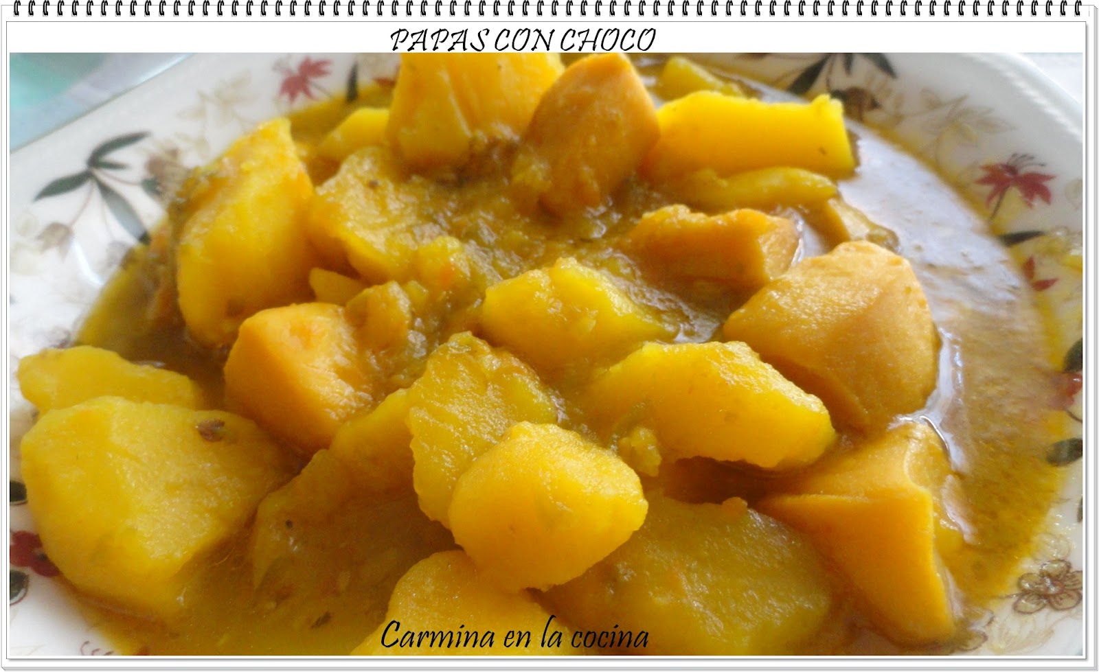 PAPAS CON CHOCO - Carmina en la Cocina