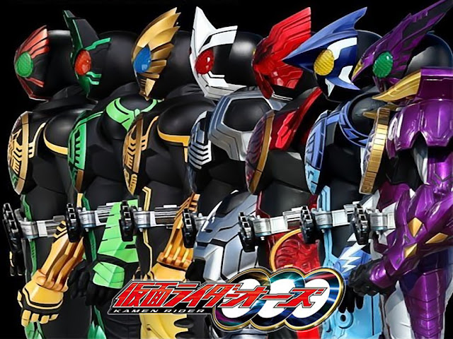 OOO (all transformation) - Tokusatsu Wallpaper