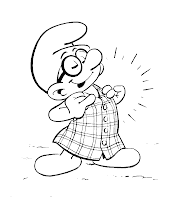 Planse de colorat cu Strumfi