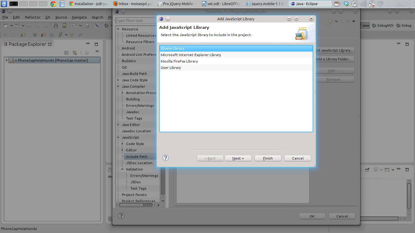fp Kanarias: Eclipse: integración con jQuery